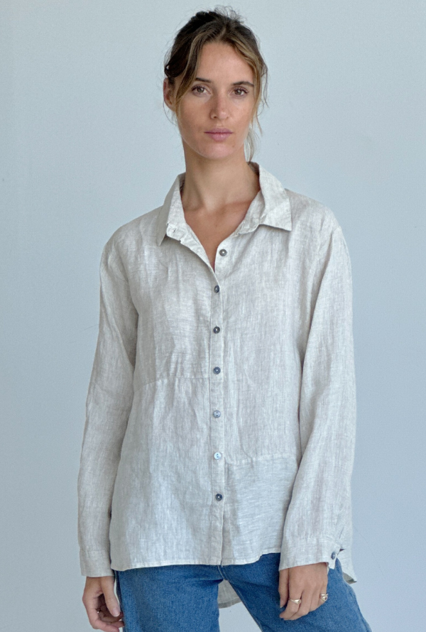 Morgan Linen Shirt - Natural